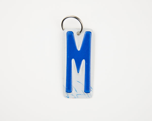 Letter M Keychain - Unique Pl8z